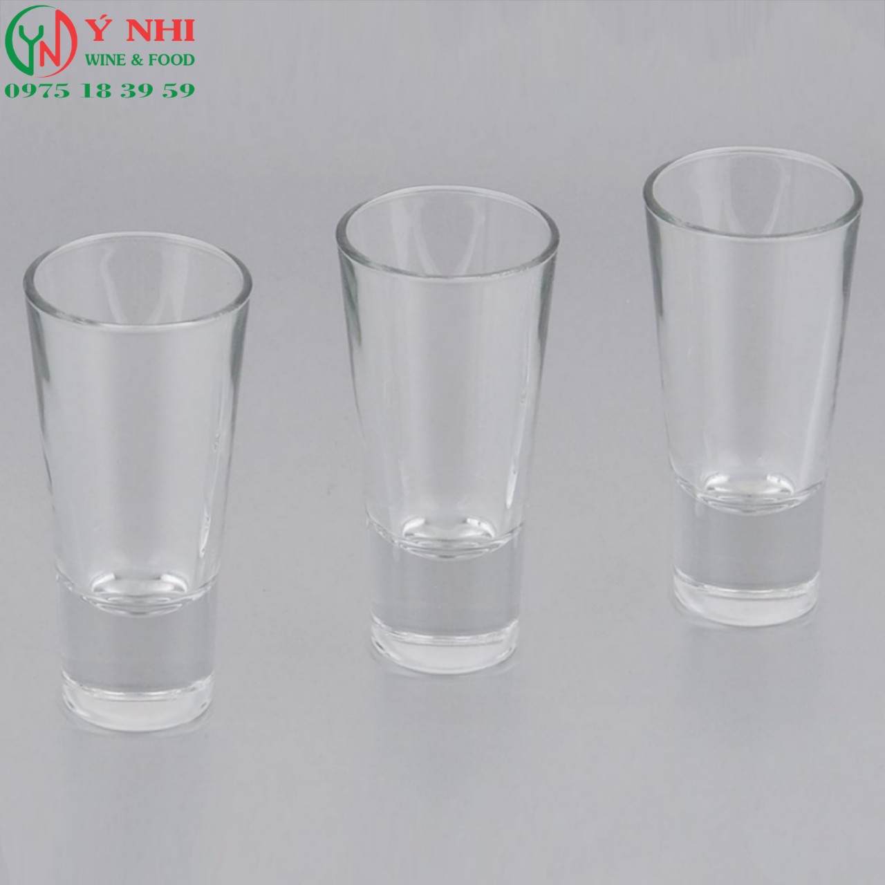 Ly rượu thủy tinh Ypsilon shot 7cl (Bormioli Rocco) - Shop rượu Ý Nhi